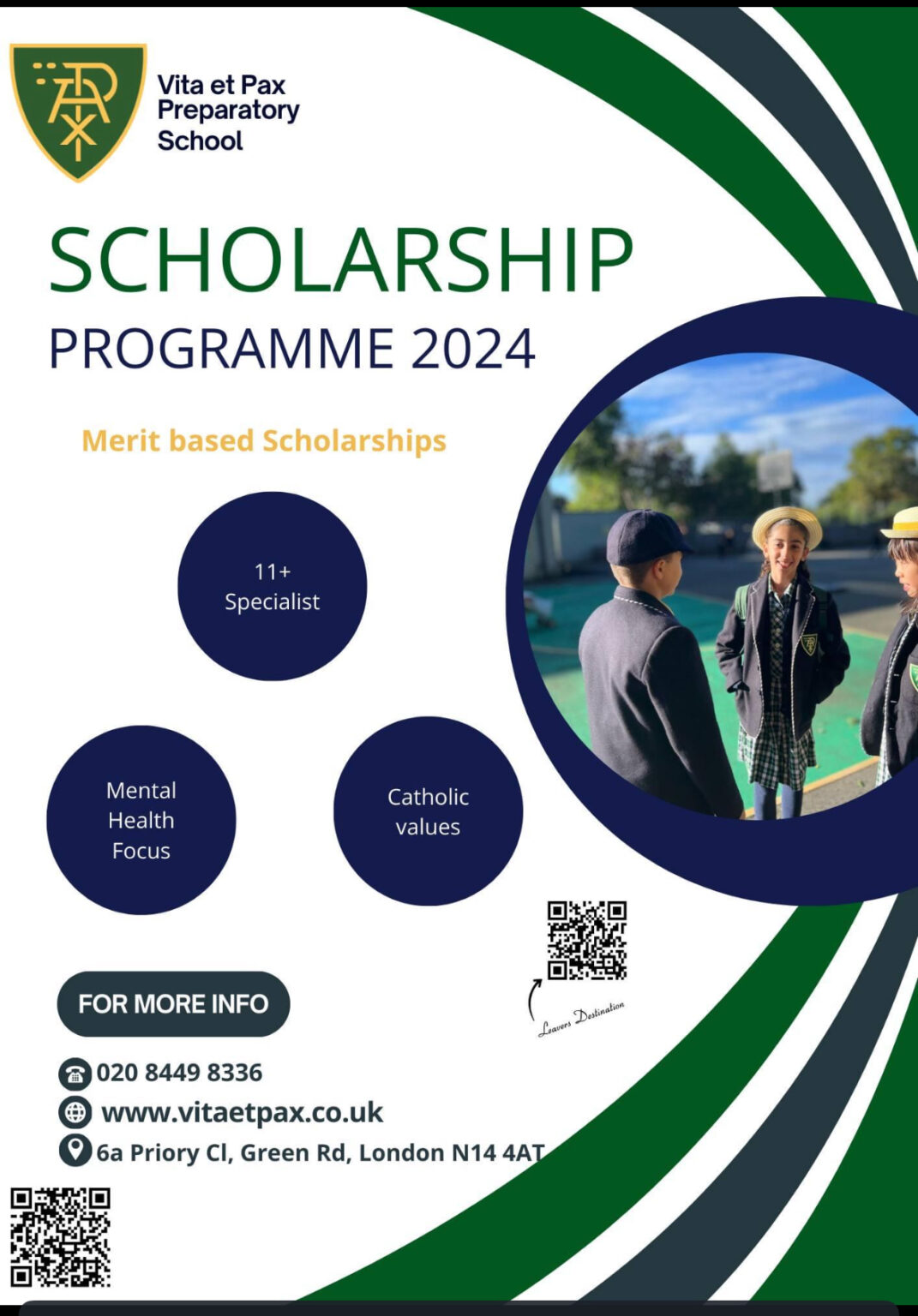 Vita Et Pax | Co-Educational School | Private School Enfield